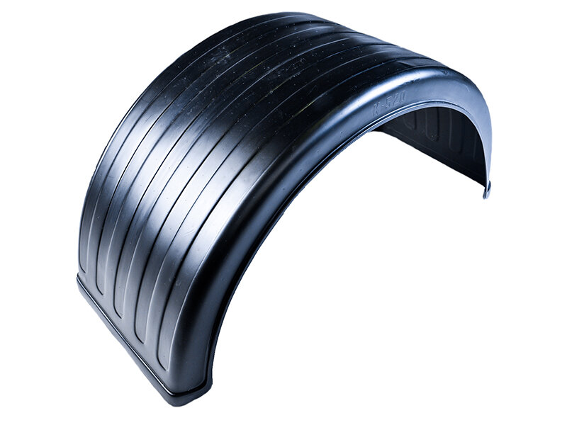 Крыло заднее, для ГАЗ-3307/3309, пластик, без покрытия, черное