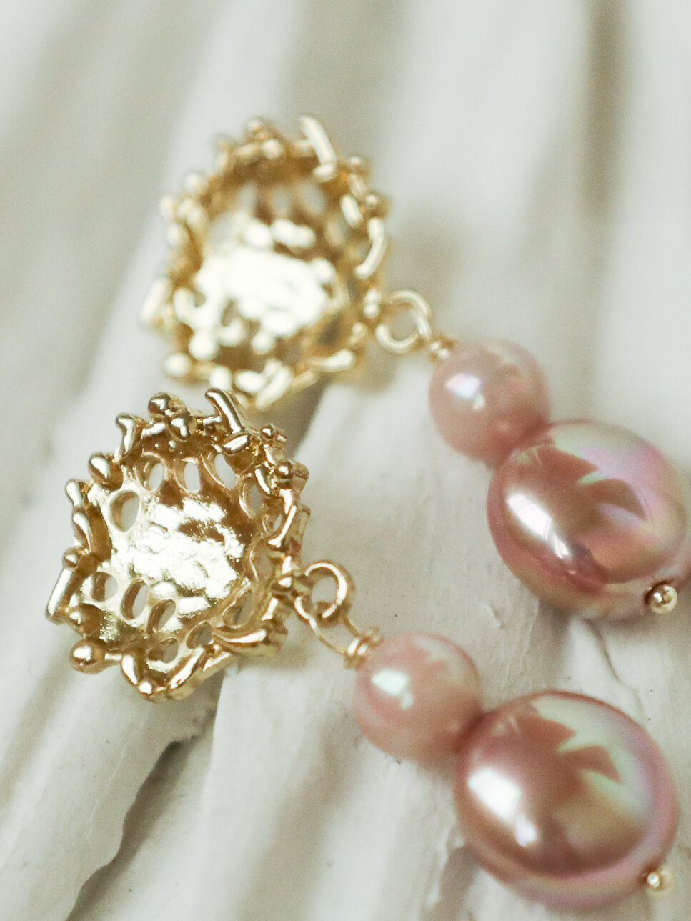 Серьги, жемчуг имитация