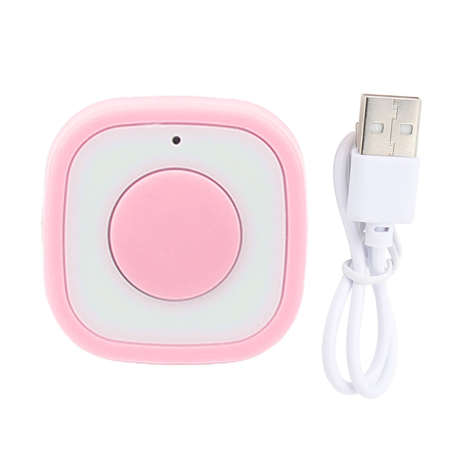 Перезаряжаемый Bluetooth-пульт дистанционного управления в виде кольца для управления камерой и селфи, розовый.