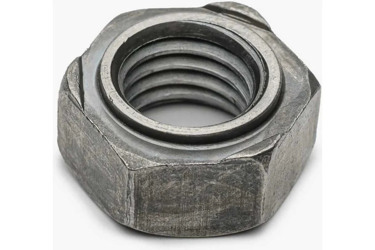 Гайка приварная DINFIX M8 DIN 929 из стали класс прочности 5.8, высота 6.5 мм, размер под ключ 13 мм