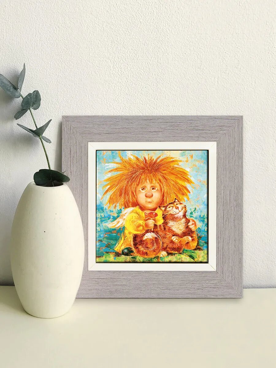 Картина с ангелом