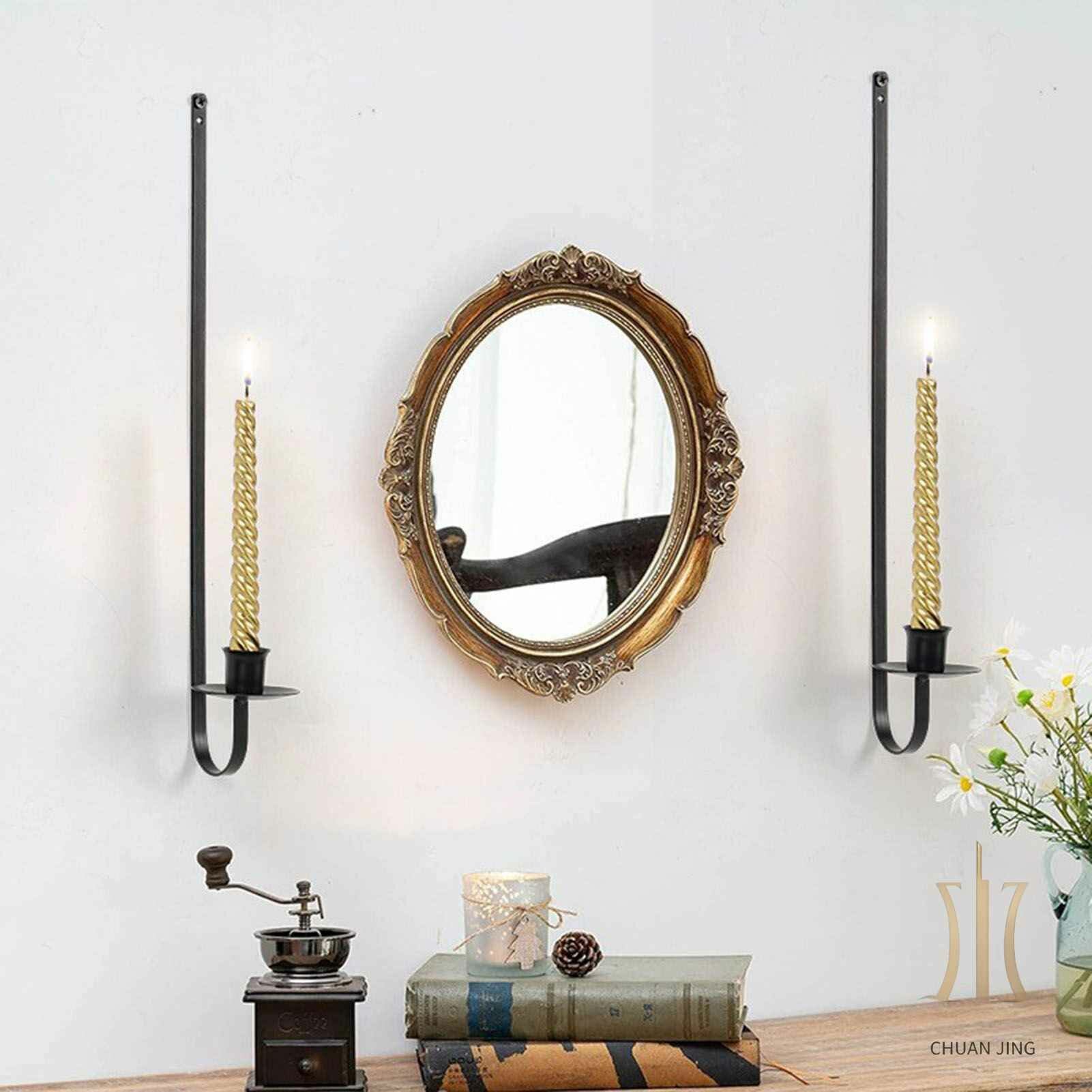 Металлический настенный подсвечник из 2 предметов=v=