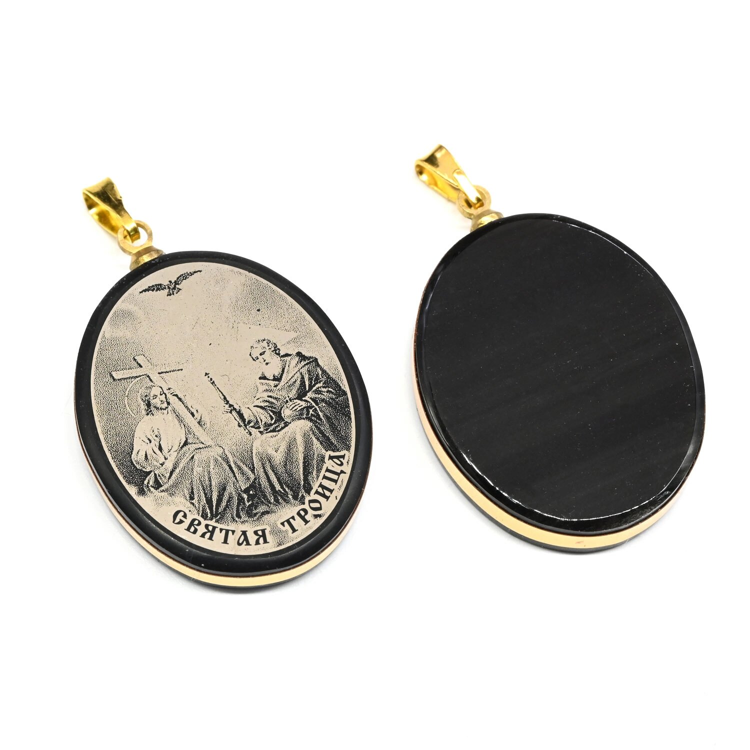 Подвеска, обсидиан