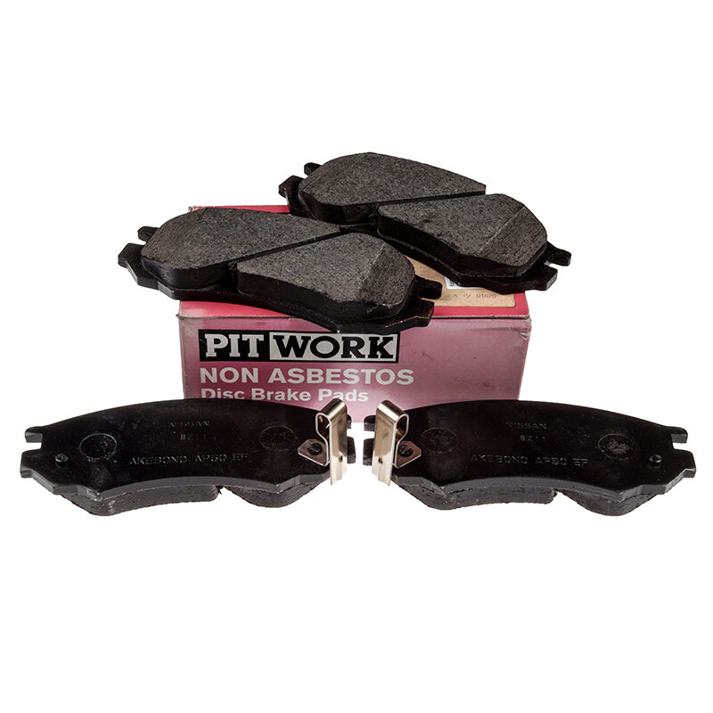 Колодки тормозные дисковые передние AY040-NS040 оригинал Nissan; OEM 41060-0N685; Nissan Pulsar N15; Sunny B13, N14