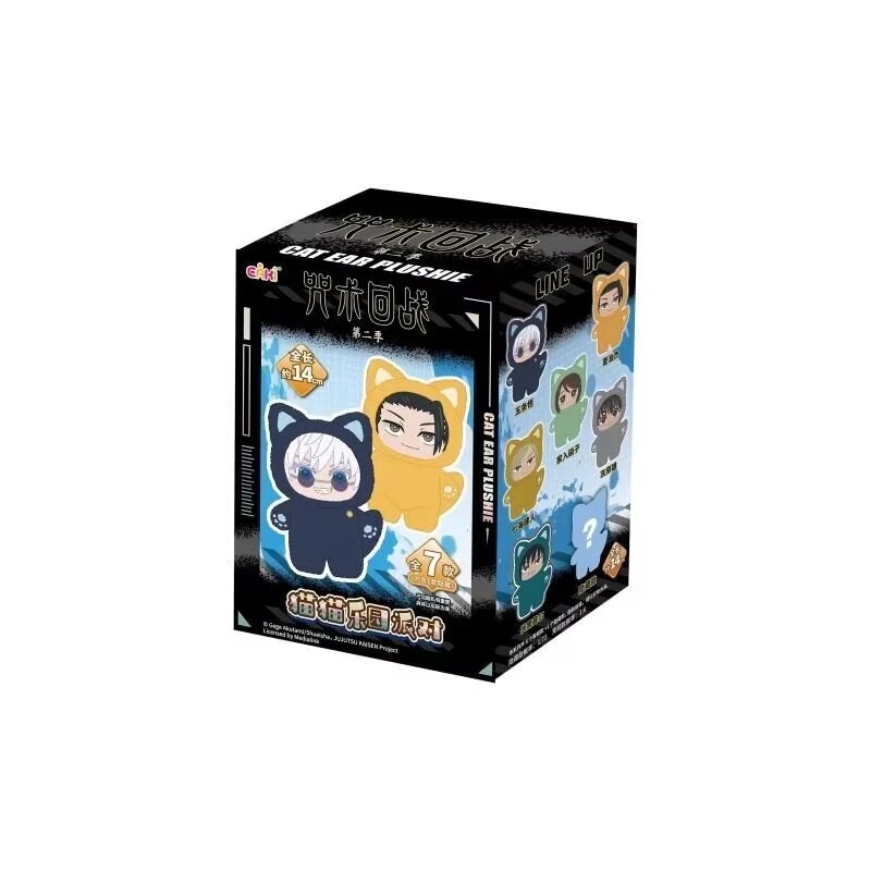 Bandai Jujutsu Kaisen Gojo Satoru Cat Park Party Blind Box, Цвет: 1pcs