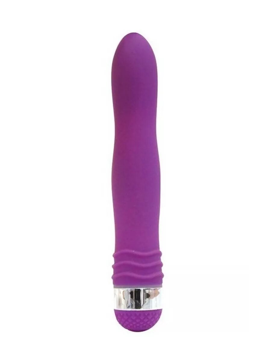 Фиолетовый эргономичный вибратор Sexy Friend 17,5 см