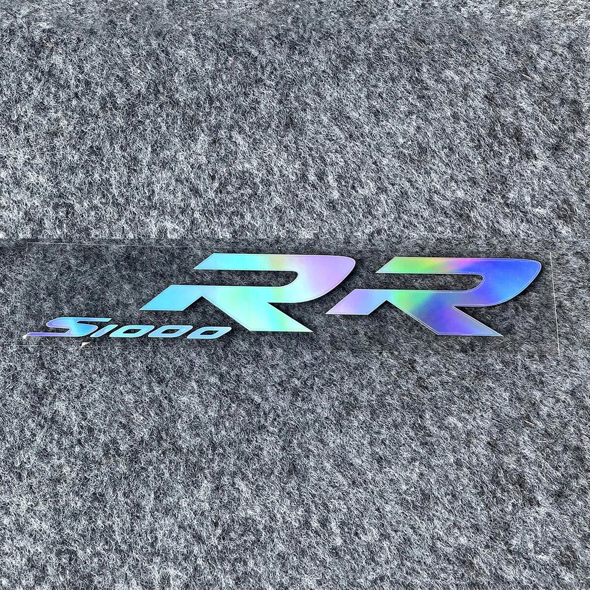 Наклейка на мотоцикл RR S1000RR, 15x2.6cm, Dazzling laser