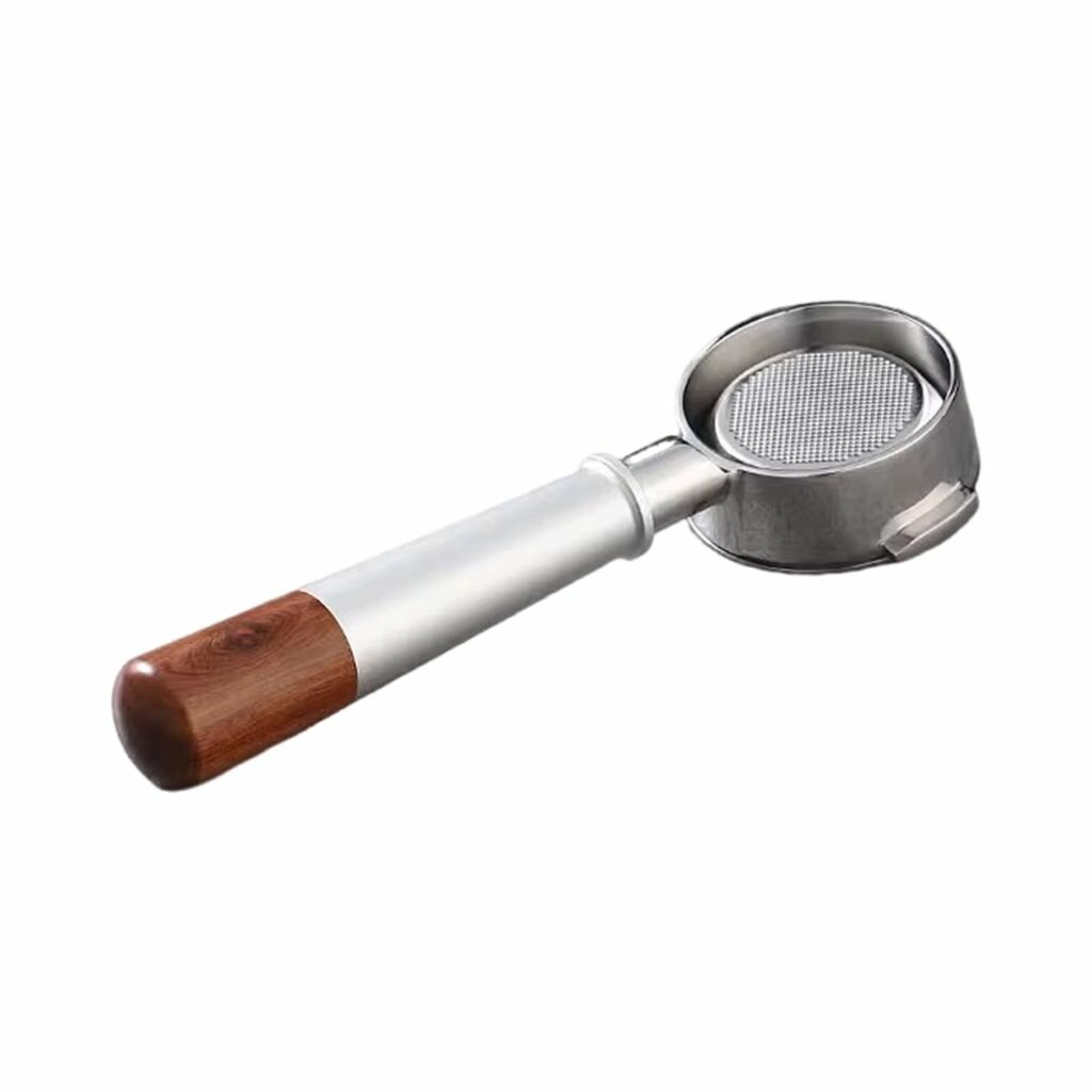 Ручка для кофемашины из нержавеющей стали Duo Bottomless Extraction Handle 58mm-Silver