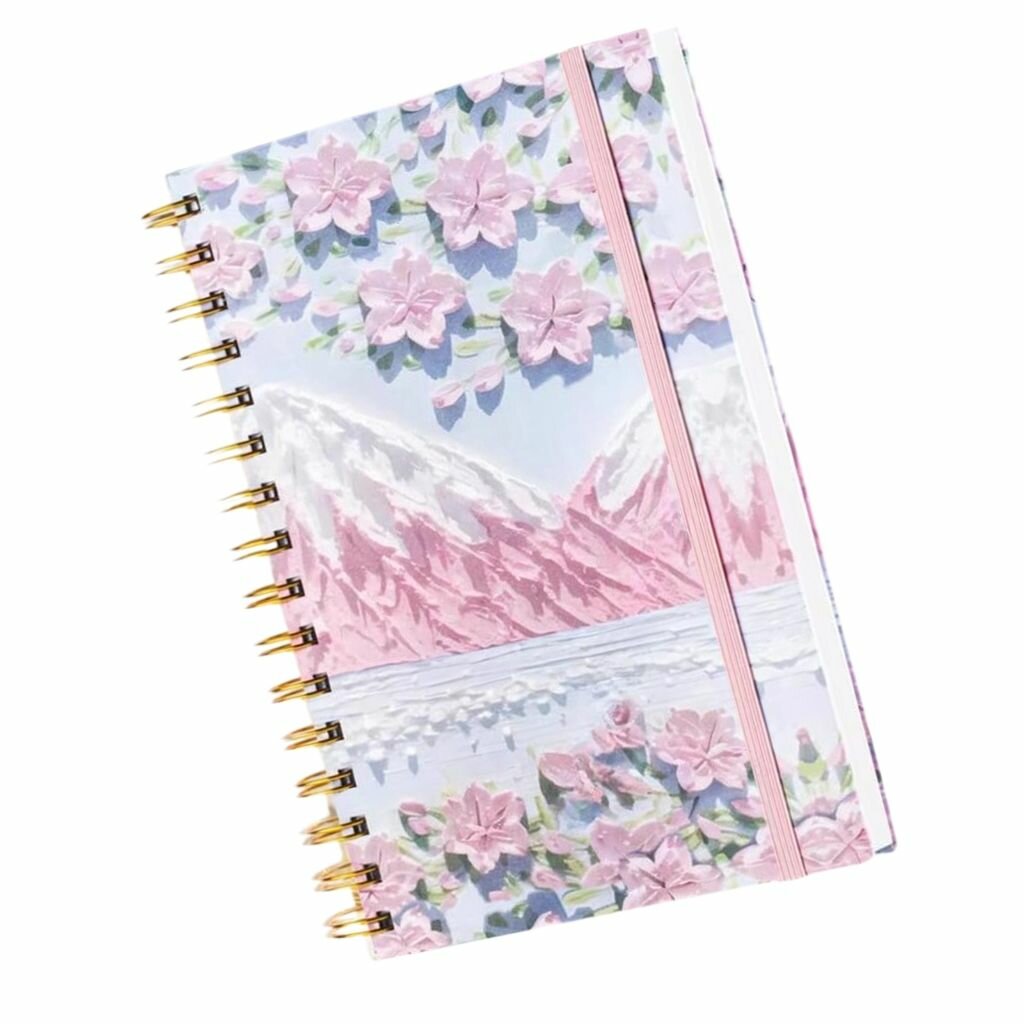 Блокнот, Блокнот A5 с кольцевым переплетом - сакура