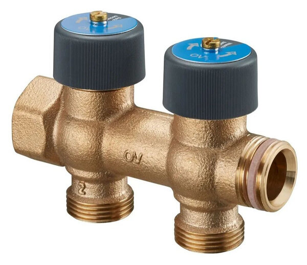 Гребёнка, 3/4", Multidis R 2, выход-3/4", бронза, с самоуплотнением, без мёртвых зон в корпусе