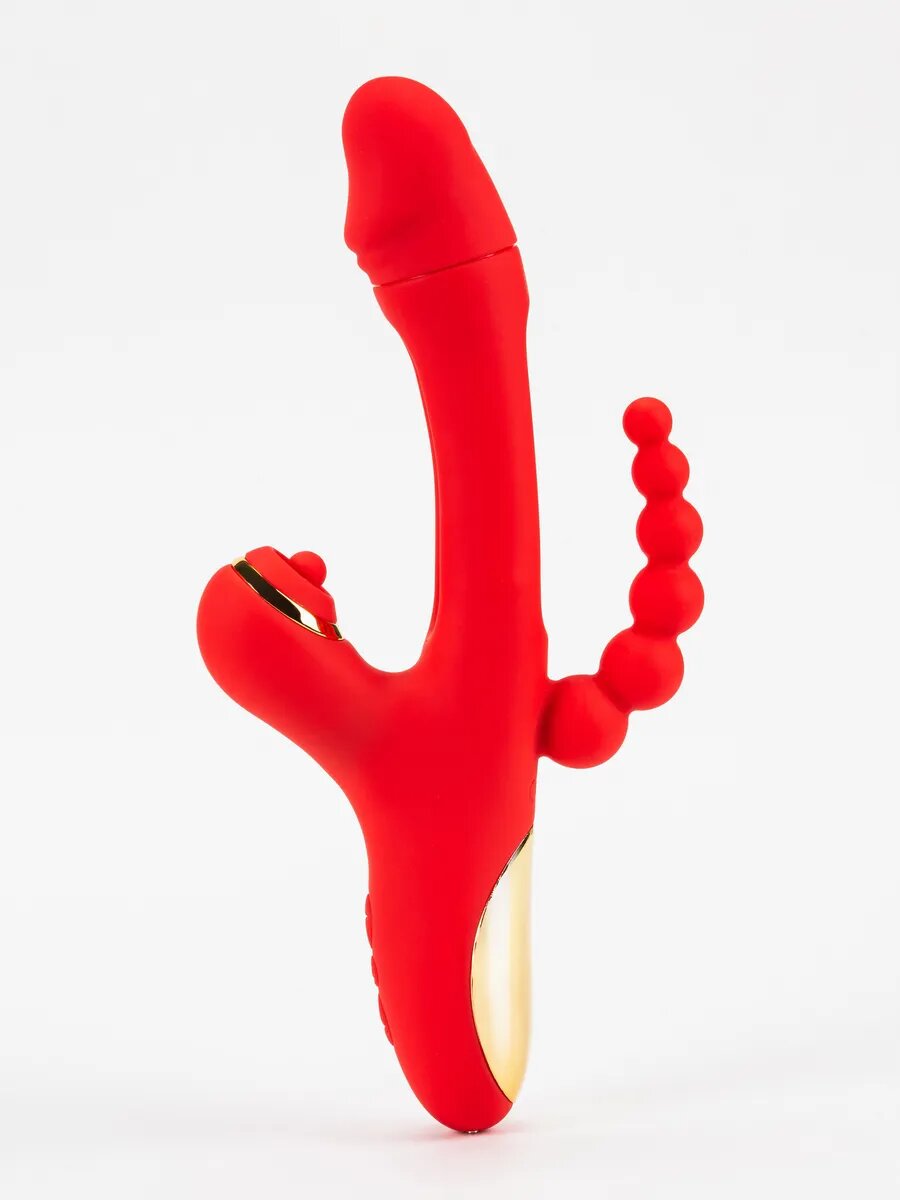 Вибратор-Кролик с язычком Триумф 3 в 1