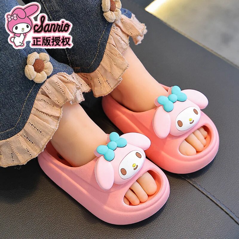 Санрио косплей тапочки Hello Kitty, Cinnamoroll, Kuromi, My Melody, Kuromi, 36-37, Унисекс