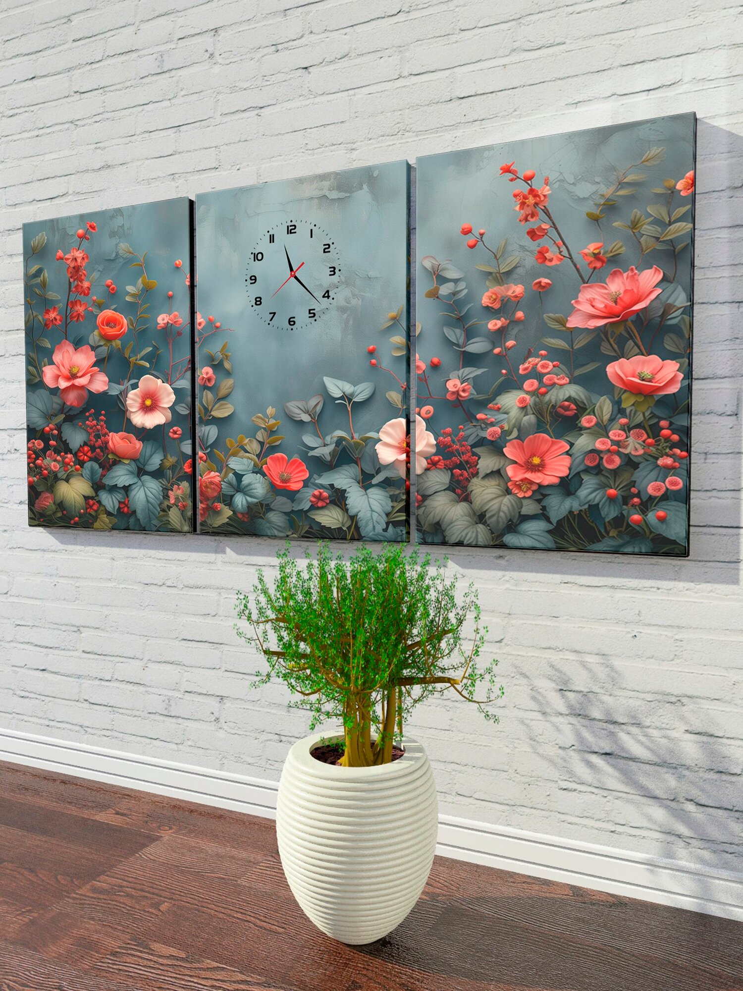 AvalonDecor Настенные часы, 120 см х 60 см