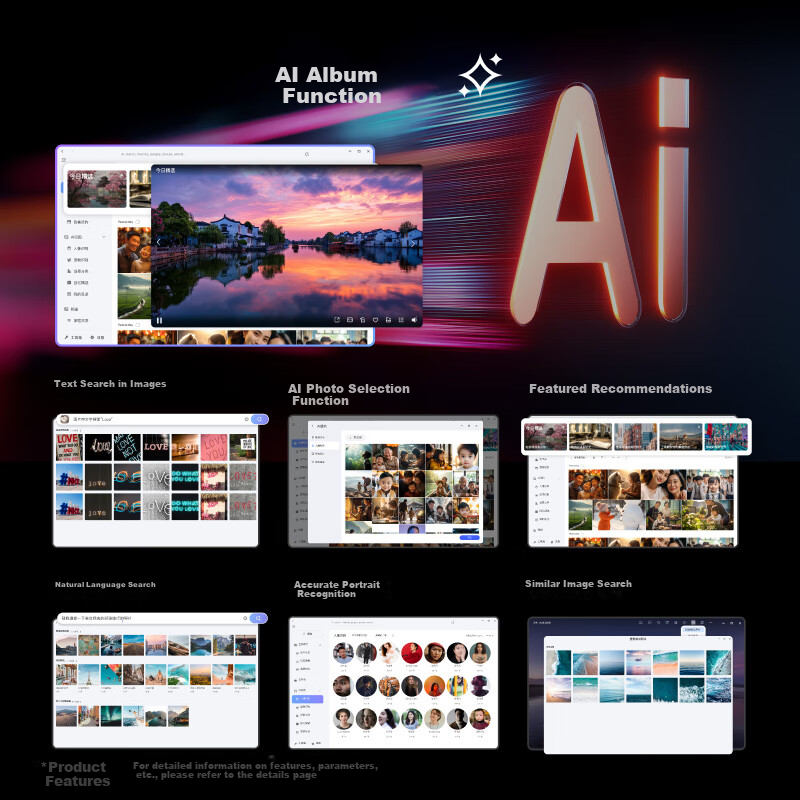 Extreme Space Private Cloud Z4Pro+ 16GB Four-Bay NAS Network Storage Intelligent AI Personal Cloud Hard Drive Home Server Mobile PC Tablet Expansion Compatible with iPhone