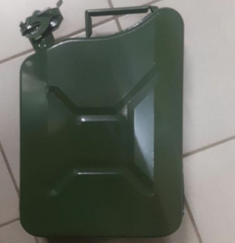 Канистра 10 литров стальная металлическая топлива утолщенная 0,8мм КС-10 ГОСТ россия качество СССР