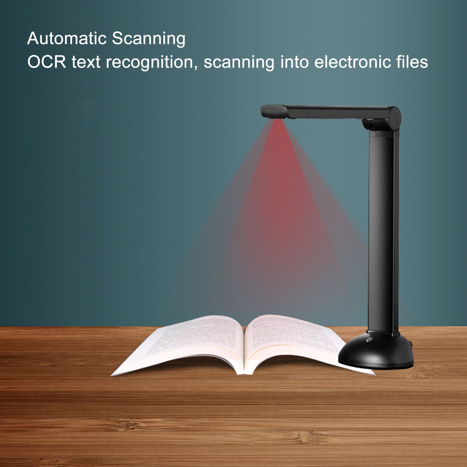 Сканер документов A3 A4 со светодиодной подсветкой, 12MP HD, разрешение 3672x2856, камера для сканирования файлов для офисного обучения