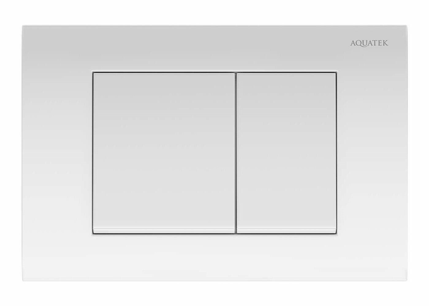 Панель смыва Aquatek 001AQ для INSP-0000001 Pneumo S, клавиши квадрат, белый PNS-0000001