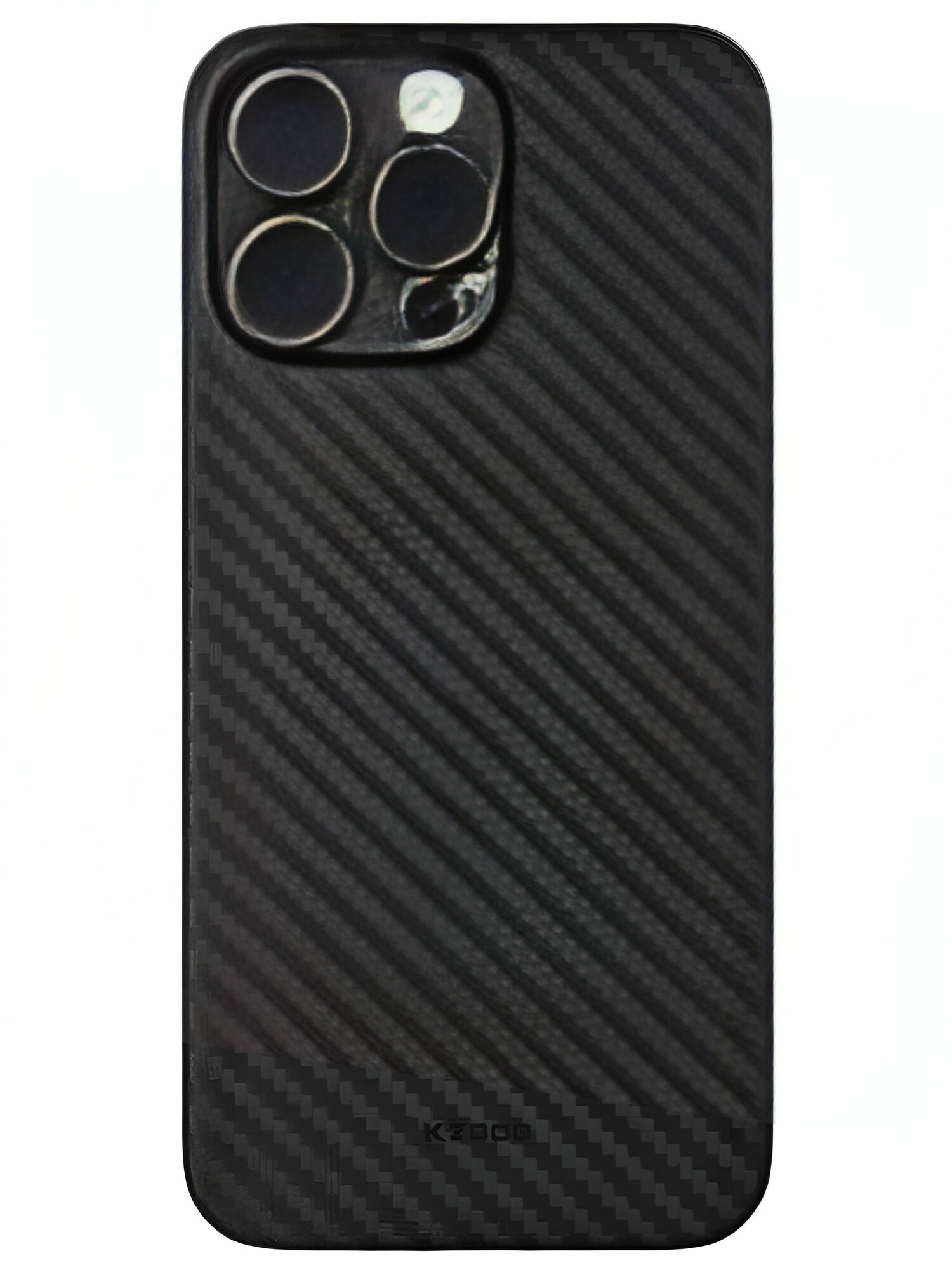 Чехол на iPhone 15 Pro, Air Carbon ультратонкий пластик, черный