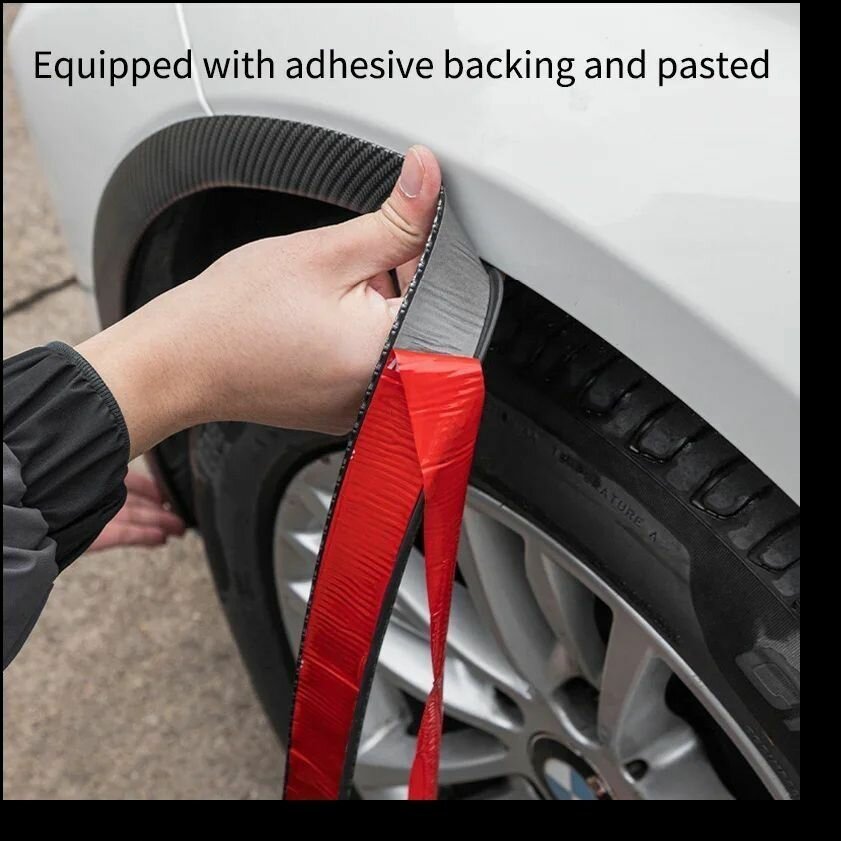 Новый карбоновый рисунок, универсальные защитные накладки для автомобильных арок.