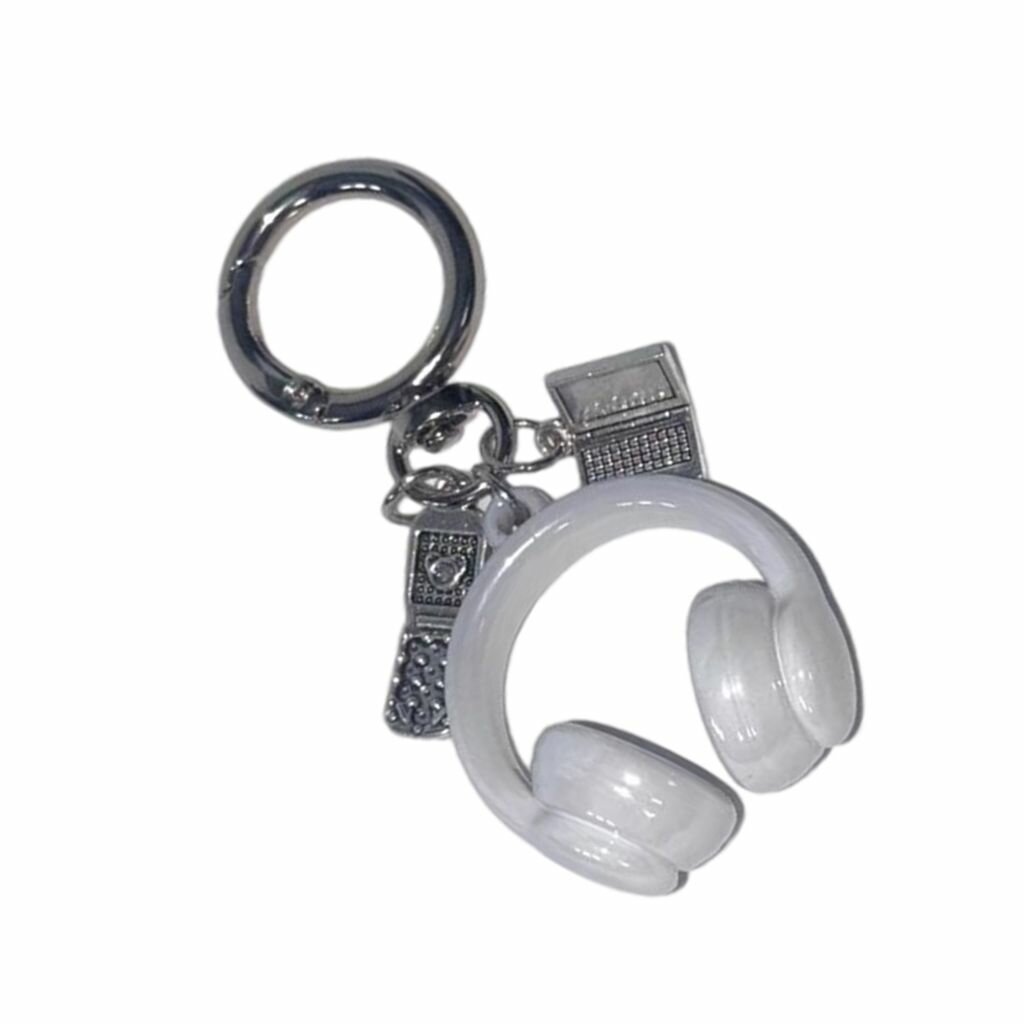 Брелок,- Чехол для наушников с подвеской для телефона
