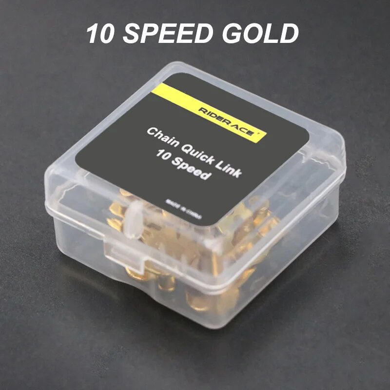 Соединительные звенья Riderace 10 speed Gold