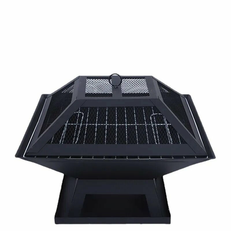 KNOW EASY-Уличная квадратная угольная гриль-печь с высокой термостойкостью