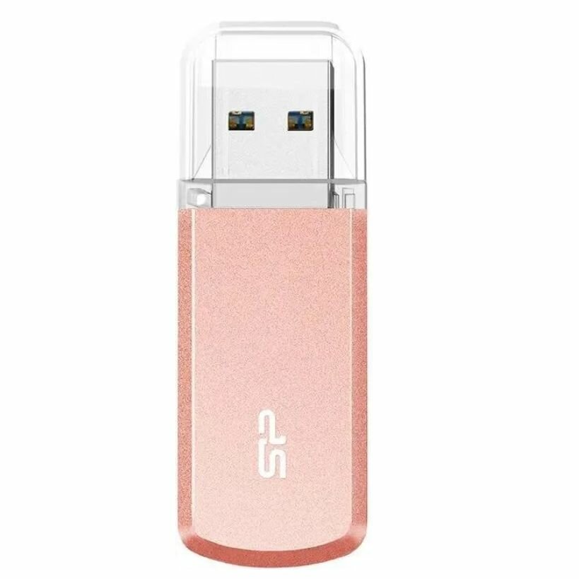 Память USB Flash 32 ГБ Silicon Power Helios (SP032GBUF3202V1P) - колпачок, металл, USB 3.2