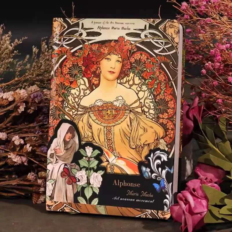 Блокнот Alphonse Mucha, цвет D, B6