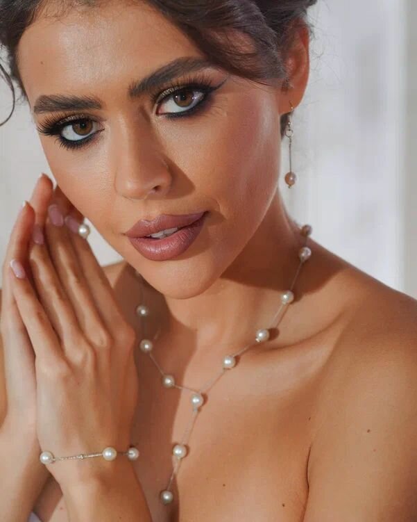 Колье, искусственный камень, жемчуг имитация