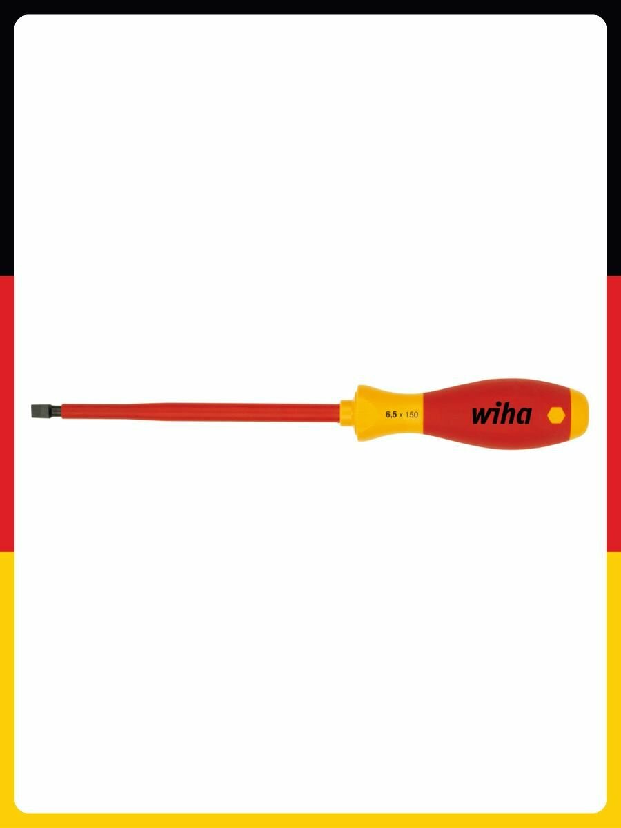 Отвертка шлицевая Wiha SoftFinish electric 3,0 мм x 100 мм