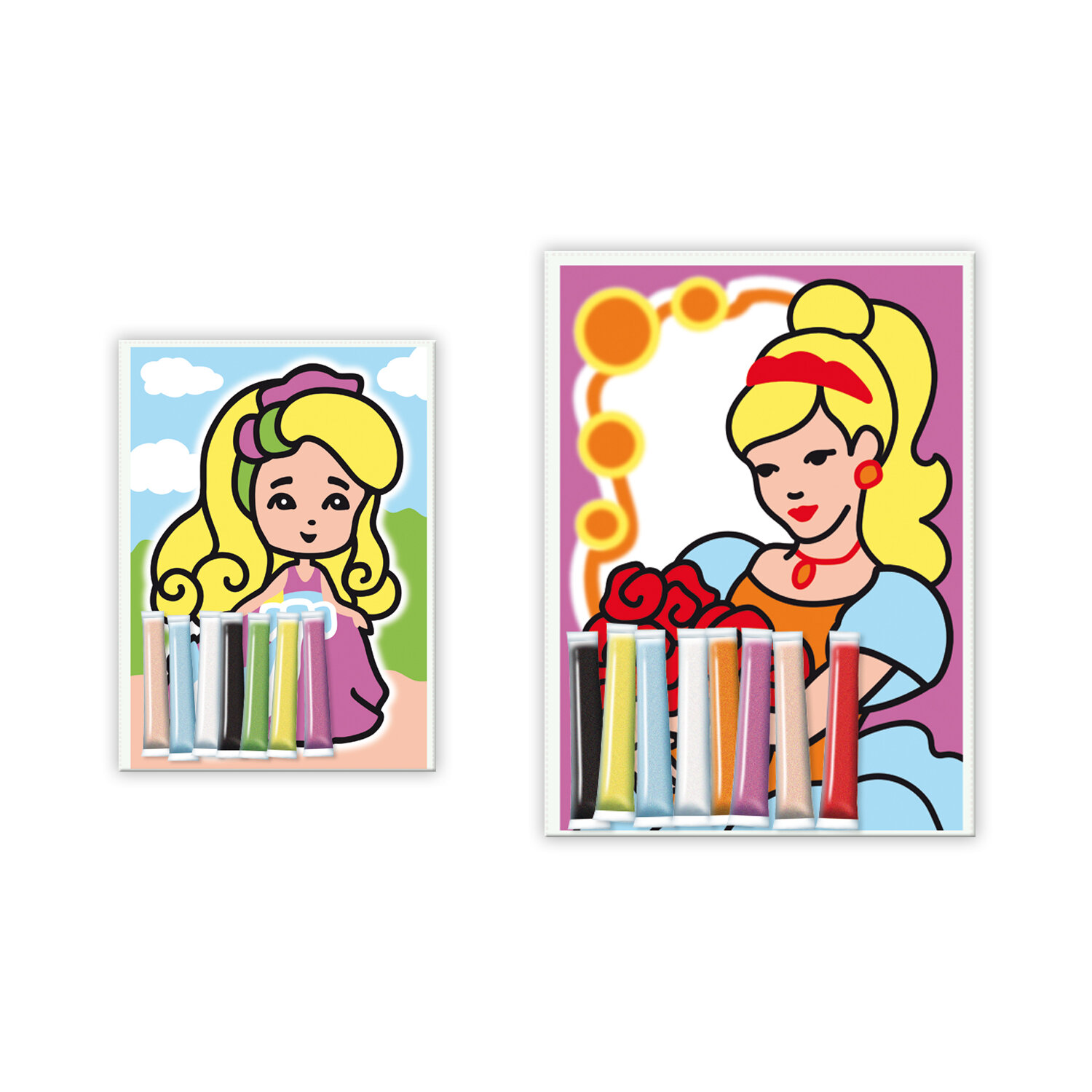 Картина из песка Hatber Раскрась песком