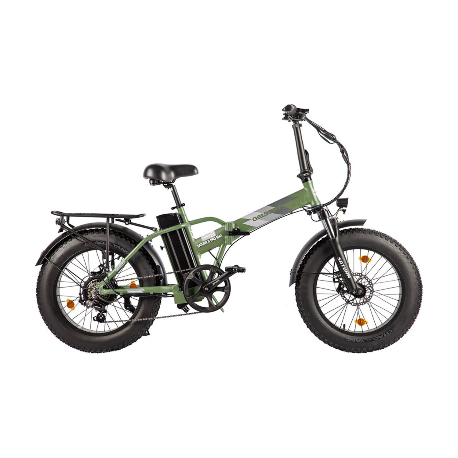 Электровелосипед Gelbert (Eltreco) Saturn 3 PRO MAX Хаки, для мужчин ,750