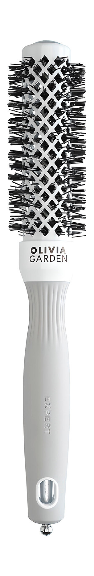 OLIVIA GARDEN Термобрашинг Expert Blowout Shine White&Grey, 25 мм