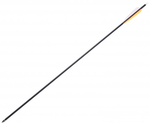 Стрела лучная Мan Kung Man Kung, карбон, черная, 30", 76,2 см, 7.5 мм, spine 330, 25 г