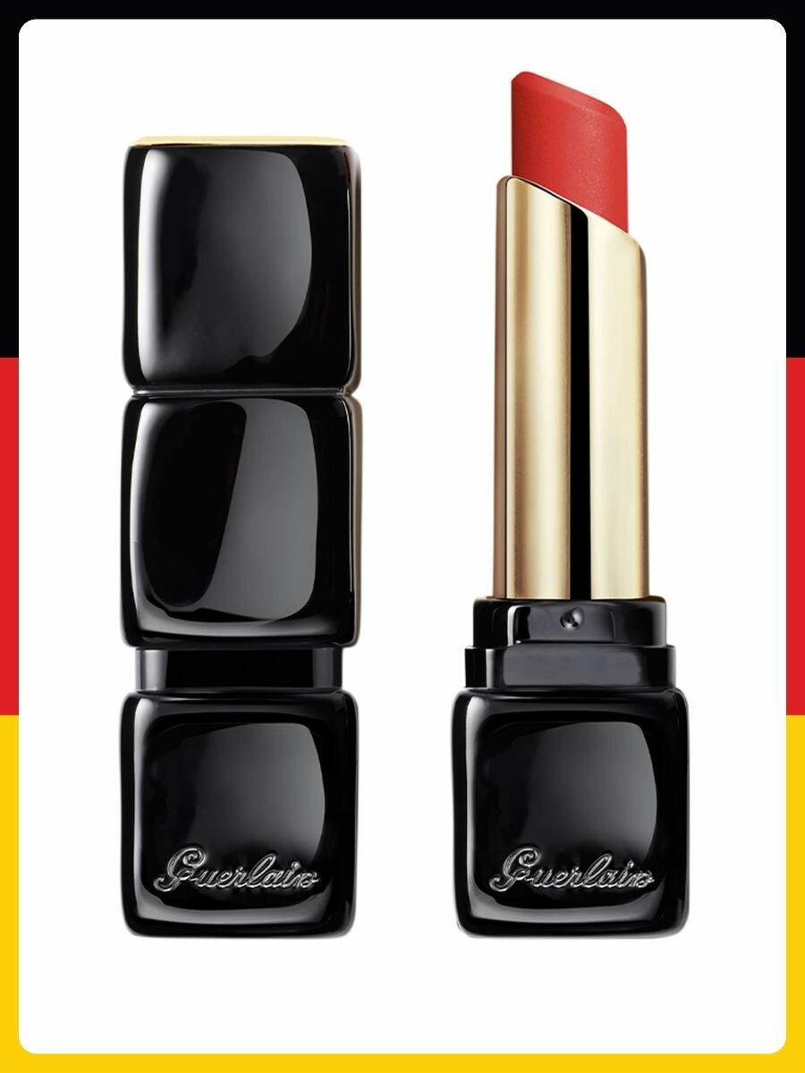 Губная помада Guerlain Kisskiss Tender Matte 520 Sexy Coral
