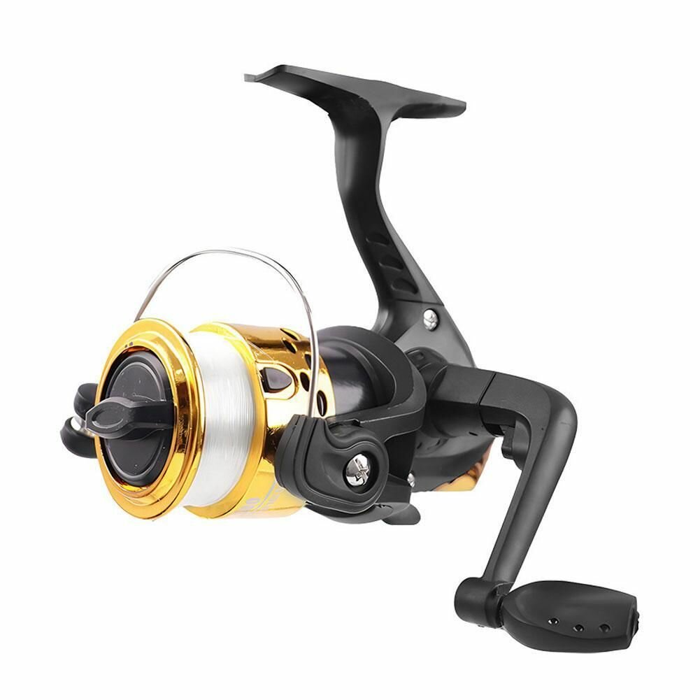 Маленькая рыболовная катушка Type 200 с леской, рыболовная катушка