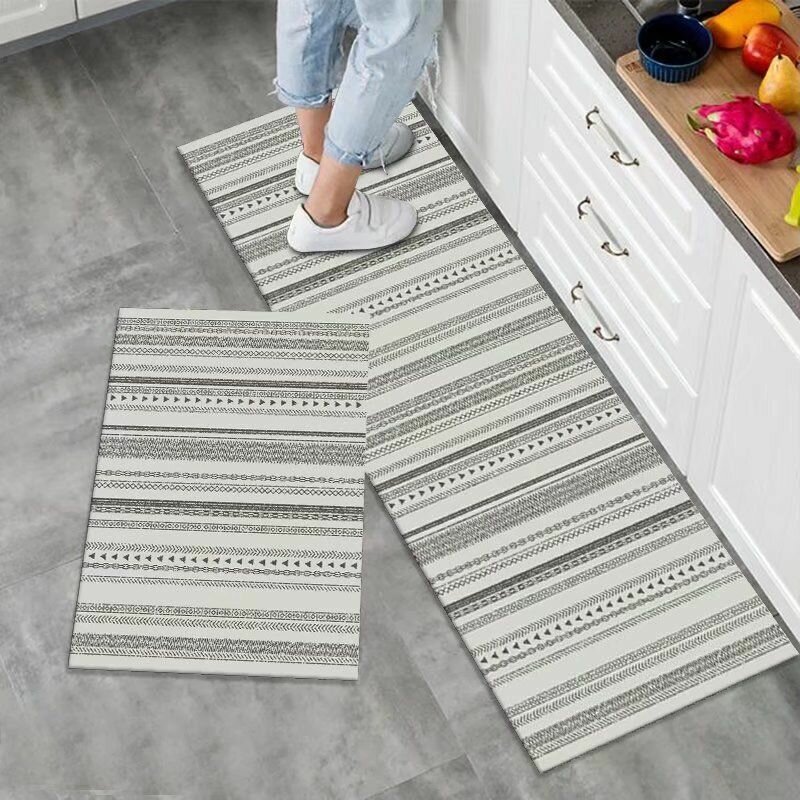Коврик для кухни на пол (2 шт.) в "Скандинавском стиле" 40х60+40х120см