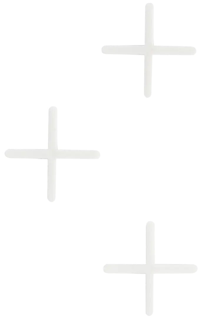 Крестики для кафельной плитки Стройбат 2 мм 200 шт.