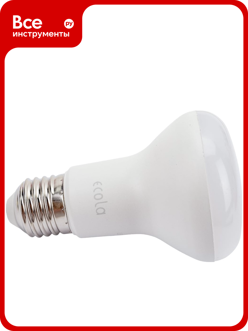 Светодиодная лампа Ecola Reflector R63 LED Premium 12,5W 220V E27 4200K композит 102x63 G7QV12ELC