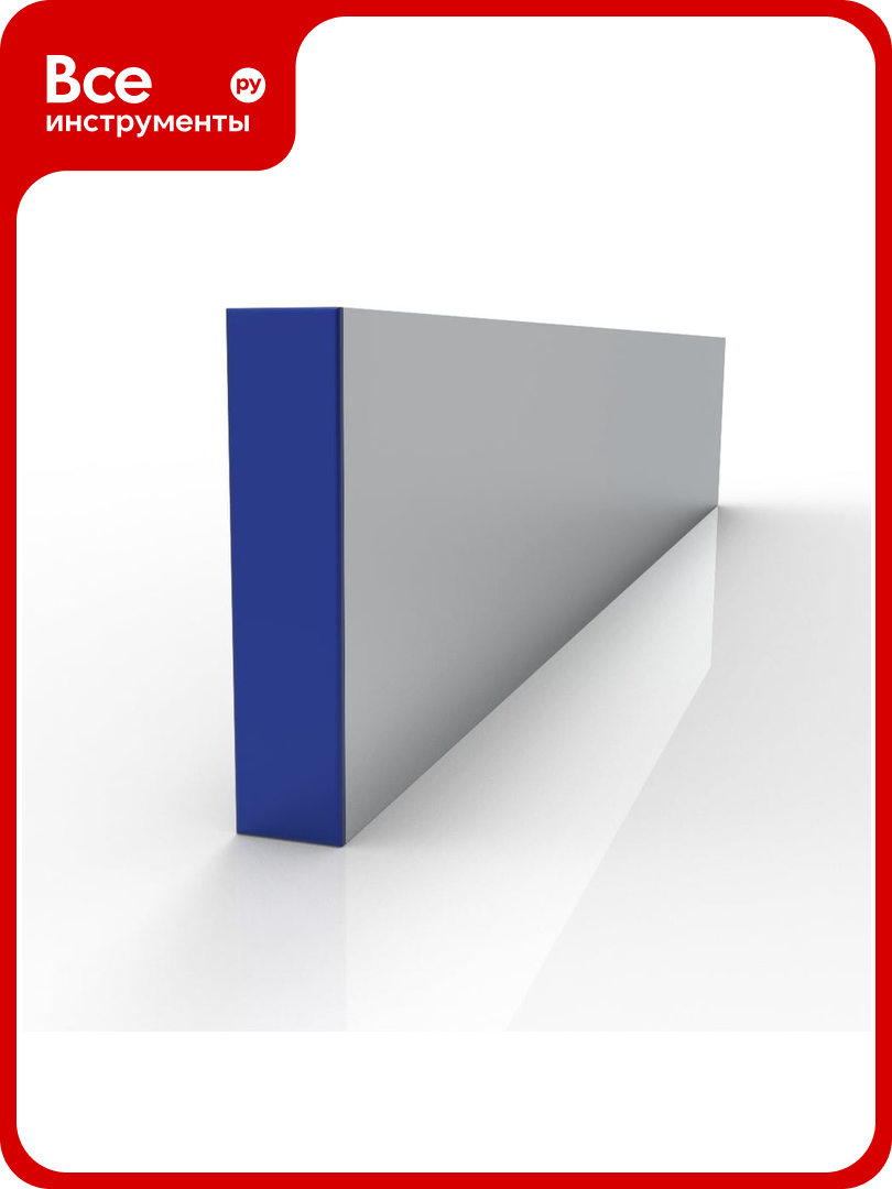 Правило алюминиевое прямоугольное для полусухой стяжки диал 2500x80x18мм 4687206278318