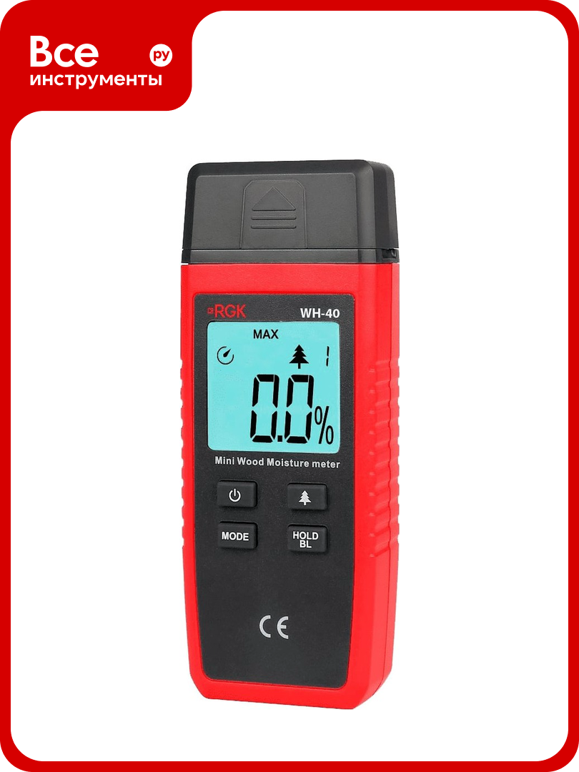 Измеритель влажности древесины RGK WH-40 776295