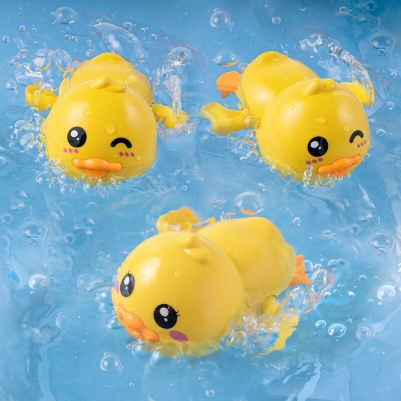 Детская игрушка для ванны - это заводная игрушка с водоплавающими птицами, разноцветные дети могут легко упасть в воду, чтобы принять ванну