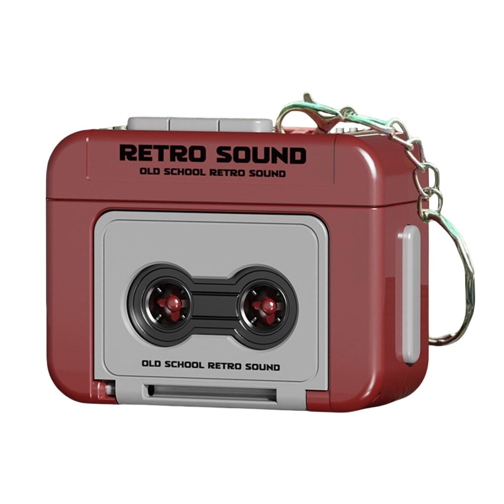 Ностальгический мини-диктофон, винтажный кулон, текстура ABS, для украшения дома в любом интерьере