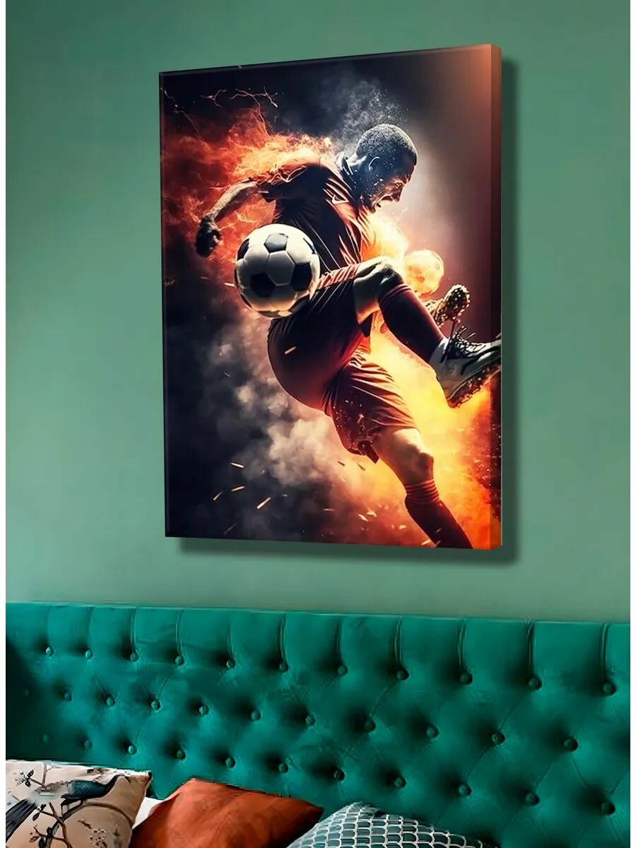 Картина Огненный удар для интерьера 30х40см 1шт.