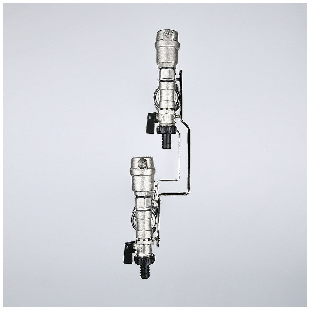 VALTEC Коллекторная группа нерж, в сборе, 1"х7 вых. Евроконус 3/4"VTc.588. EMNX.0607