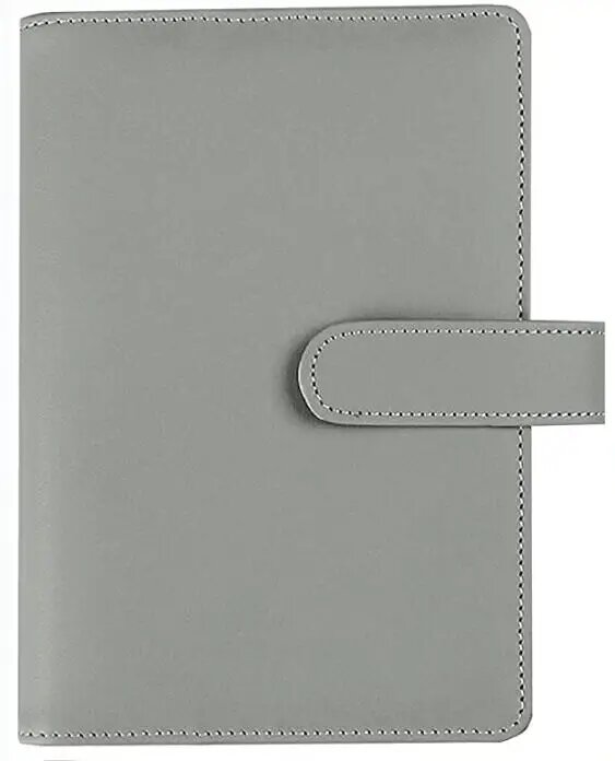 Coliky чехол для блокнота A5/A6 синтетическая кожа синего цвета Серый, А5, cover only no paper