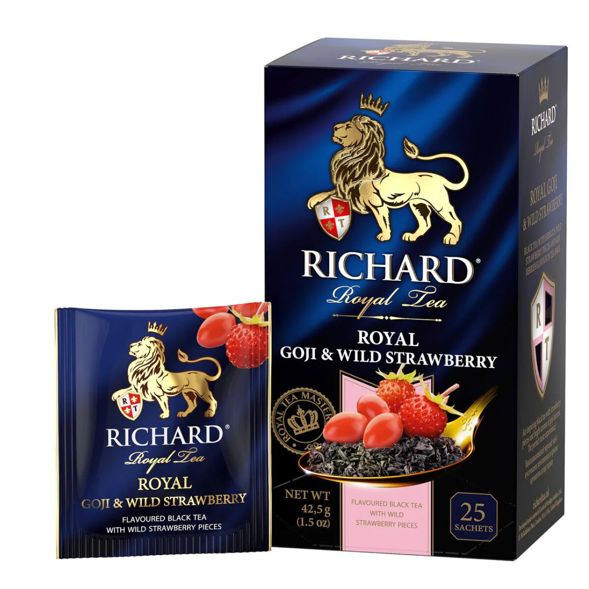 Чай черный Richard Royal Goji WildStrawbet 25пакетиков х1шт