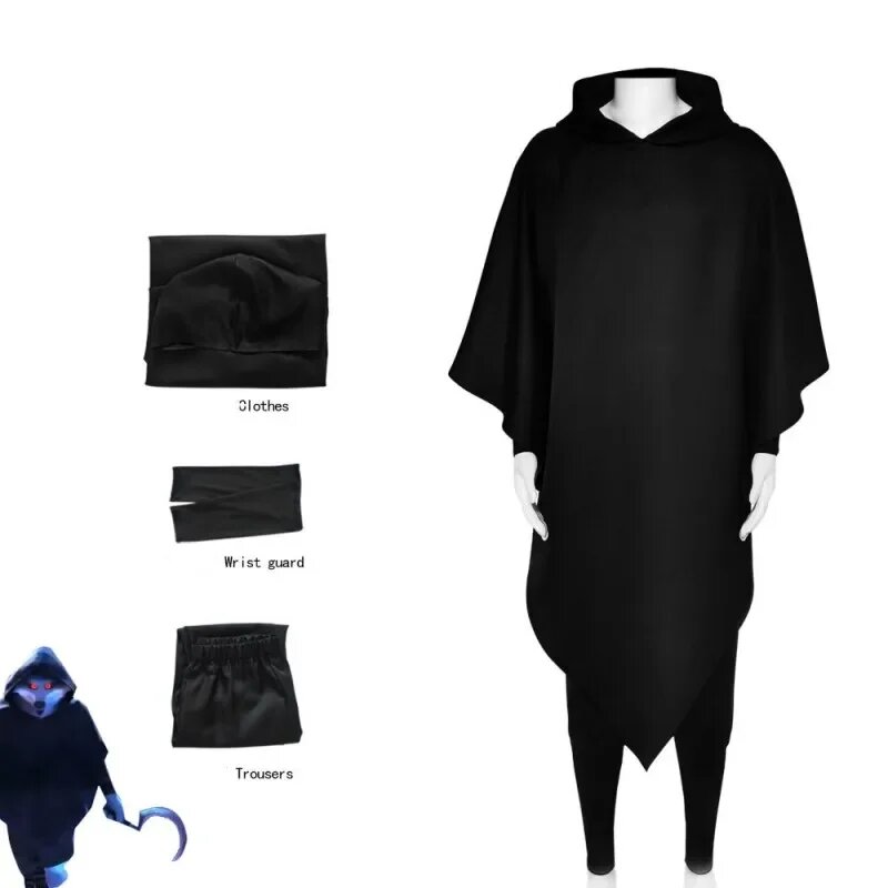 Черный костюм "Кот в сапогах" XXL, Wolf Set