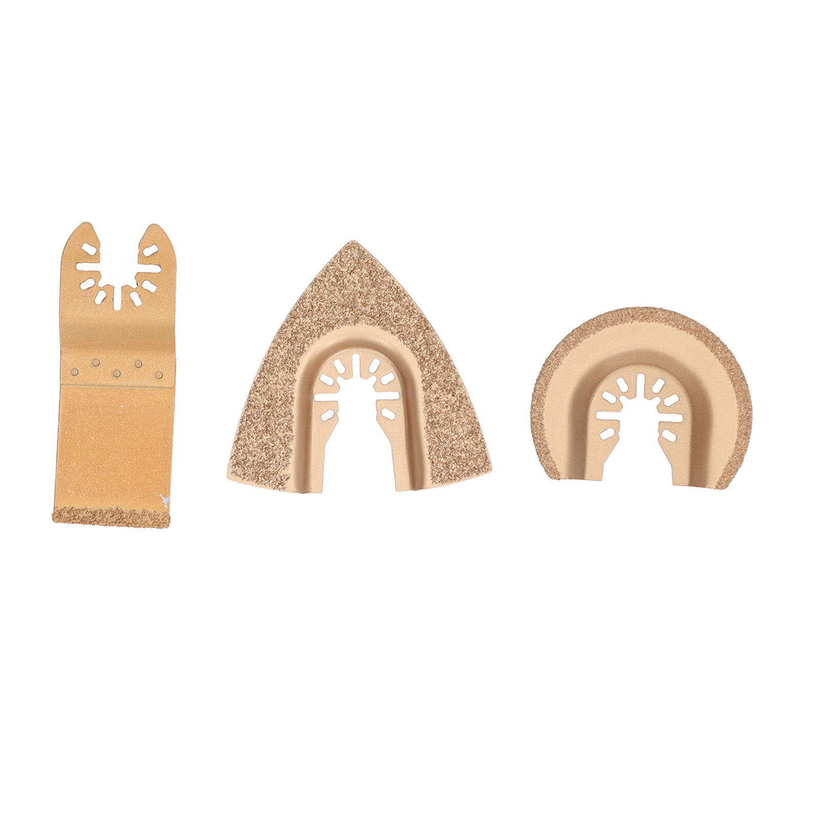 3шт Колеблющееся Пильное Полотно С Паяным Наждачным Режущим Инструментом Комплект для Плитки Мрамора Цемента