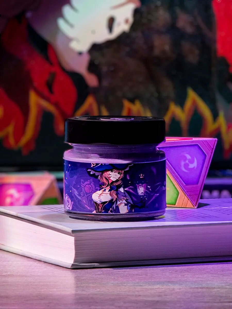 Свеча "Genshin Impact Lisa", 100 мл, время горения до 20 ч, лимонный чай